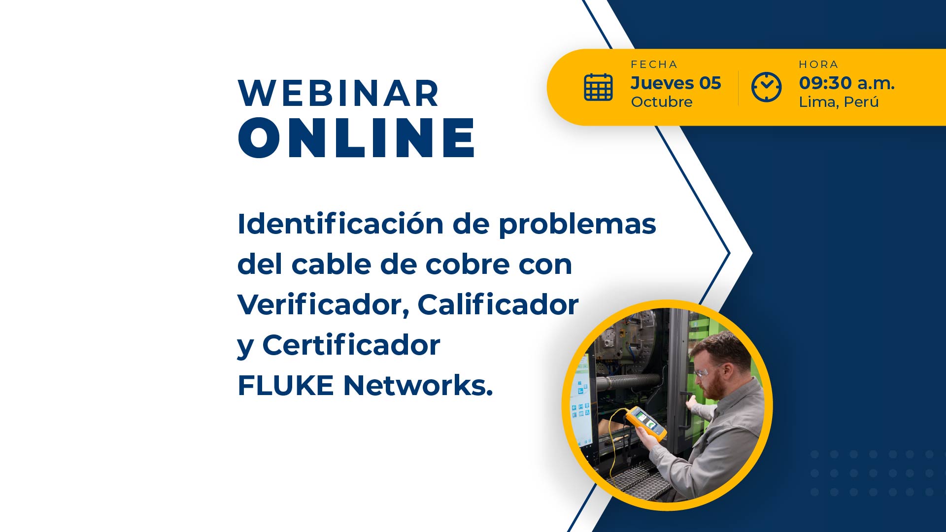 Identificación de problemas del cable de cobre con Verificador, Calificador y Certificador FLUKE ...